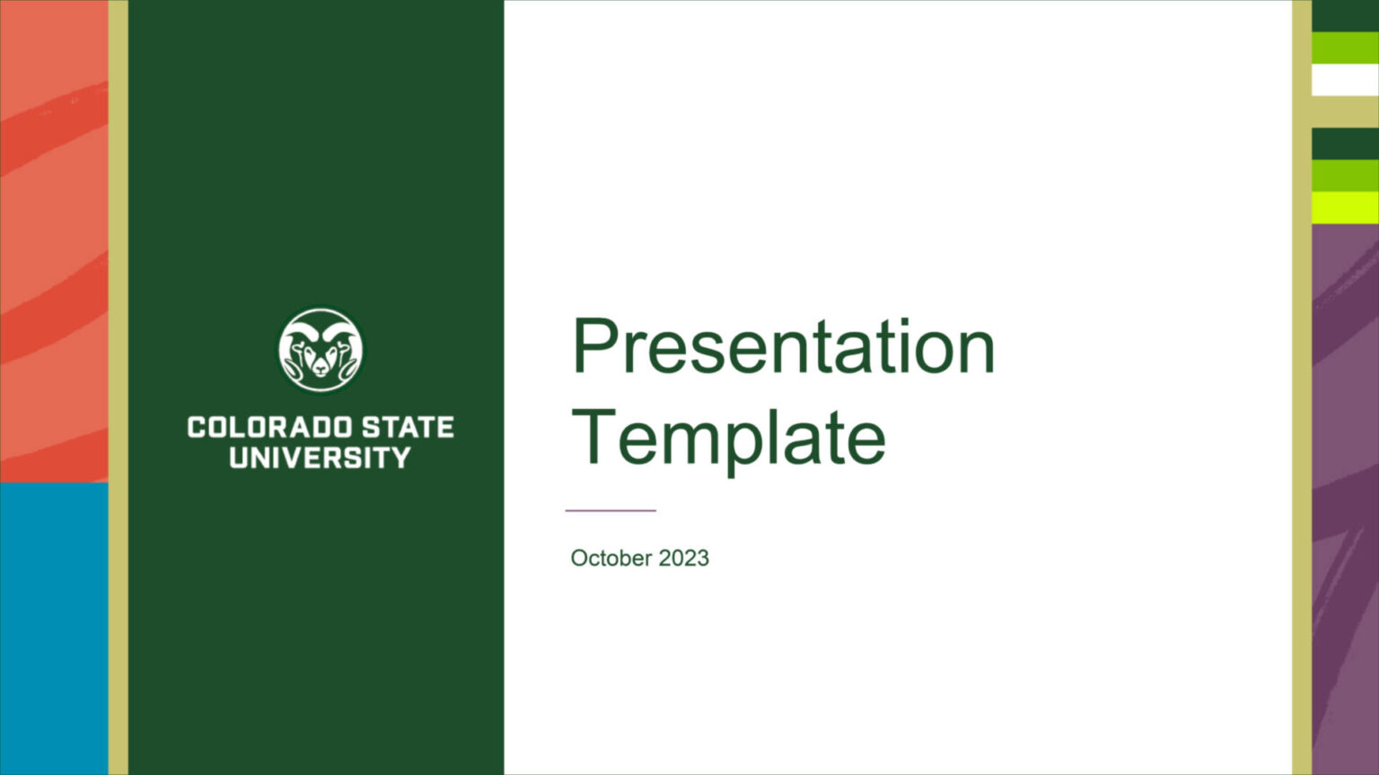 Templates | Brand | Colorado State University